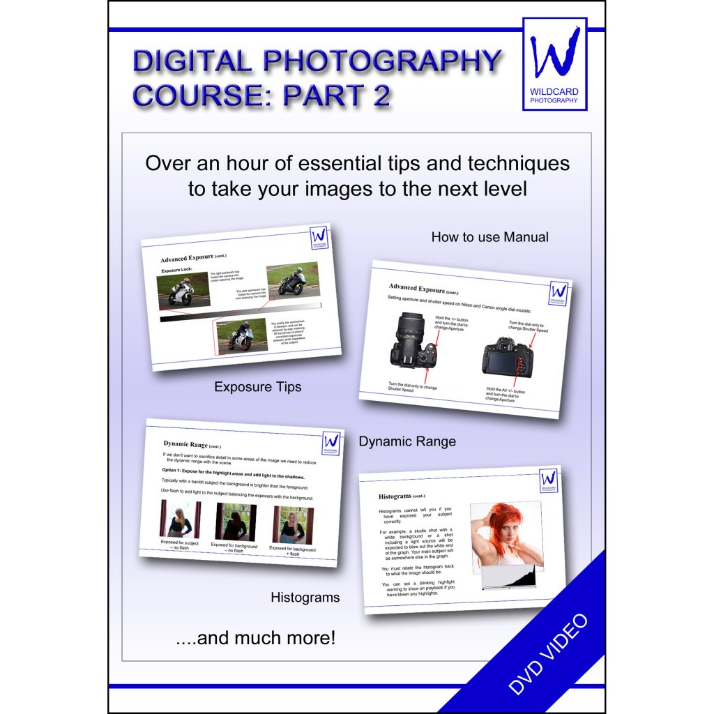 Digital Photography Course Part 2 DVD Video – Wildcard Photography ...